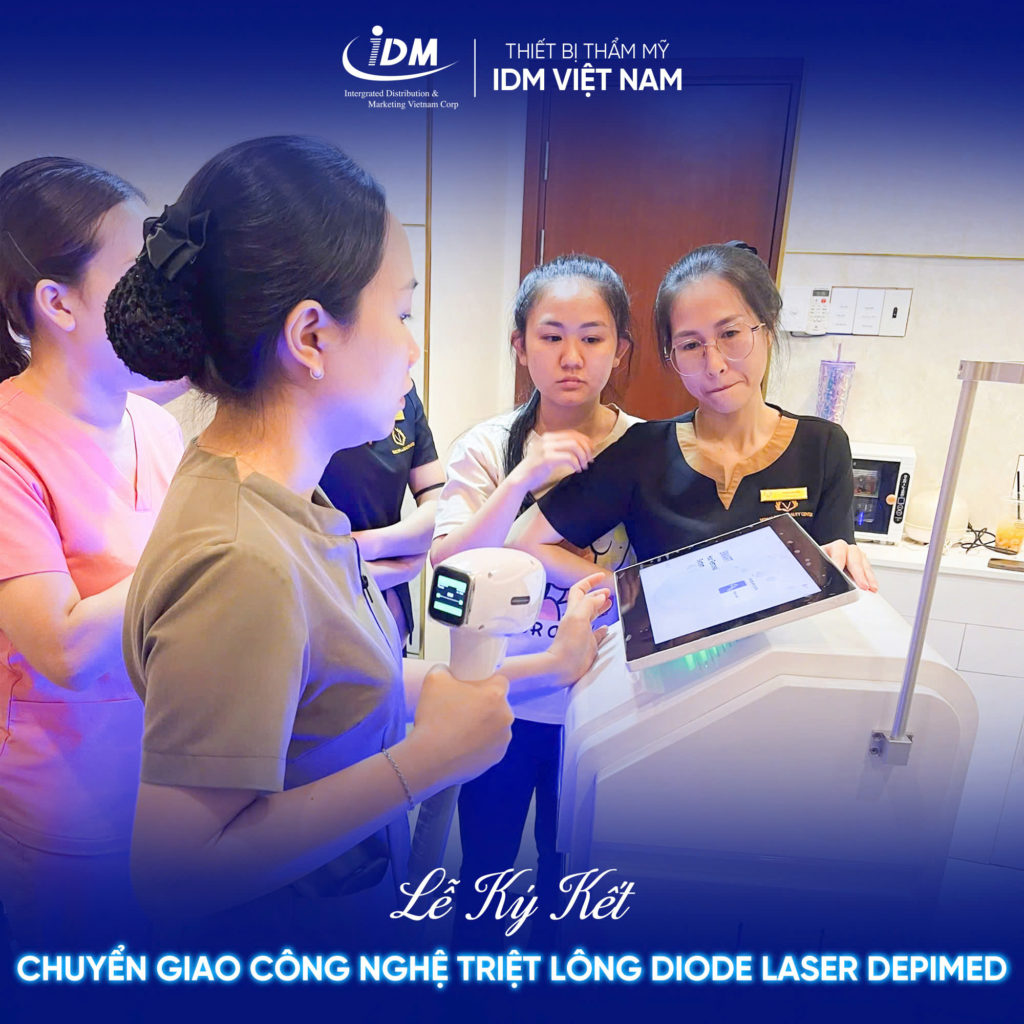IDM VIỆT NAM CHUYỂN GIAO THÀNH CÔNG CÔNG NGHỆ TRIỆT LÔNG DIODE LASER ...